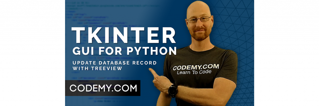 Update Database Record With Treeview Python Tkinter Gui Tutorial 176